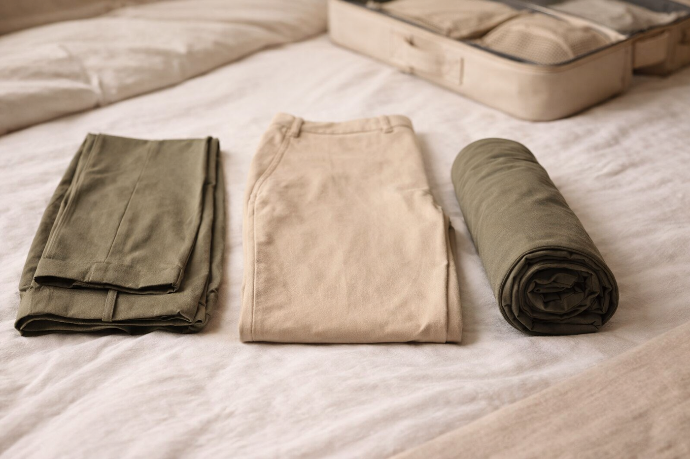 How to Fold Pants for Travel: Save Space & Avoid Wrinkles – soyaconcept.com