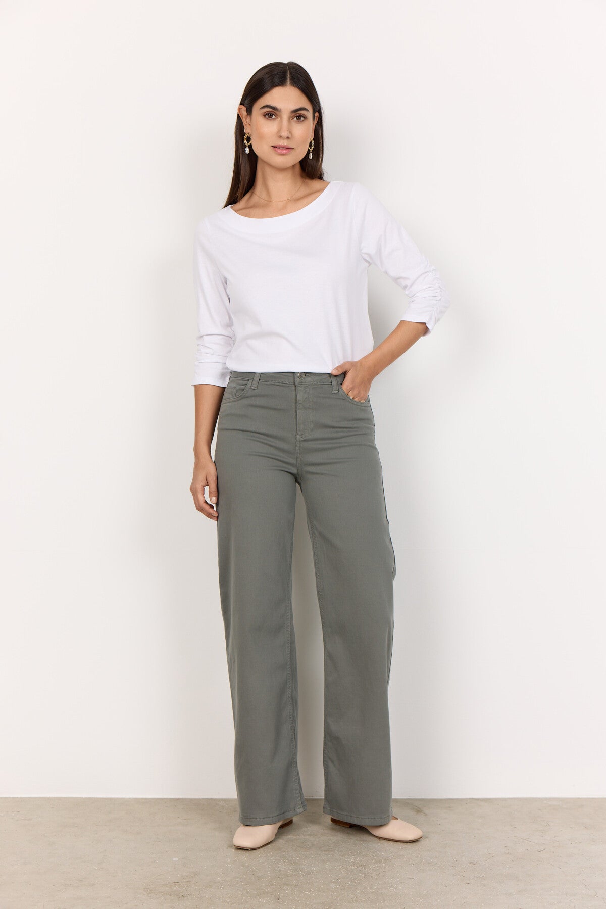SC-ERNA 27-C Jeans in Dusty Green from soyaconcept | Soyaconcept.com ...